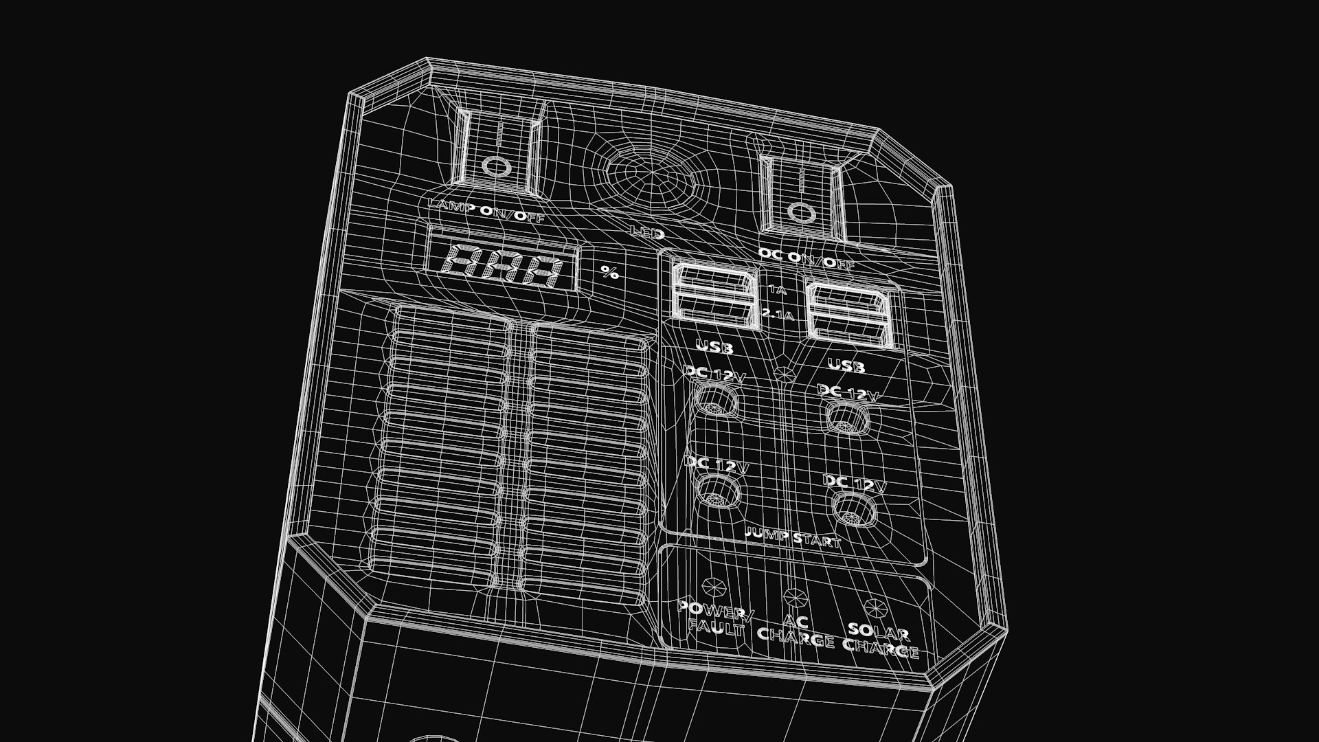 Portable Power Station 3D Model - TurboSquid 1986828