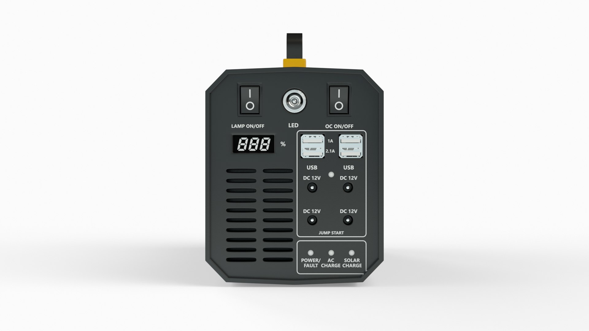 Portable Power Station 3D Model - TurboSquid 1986828
