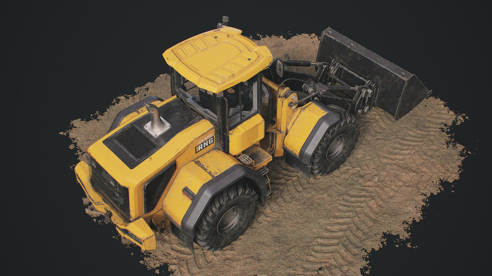 3D Wheel Loader With HQ Interior - TurboSquid 2241726