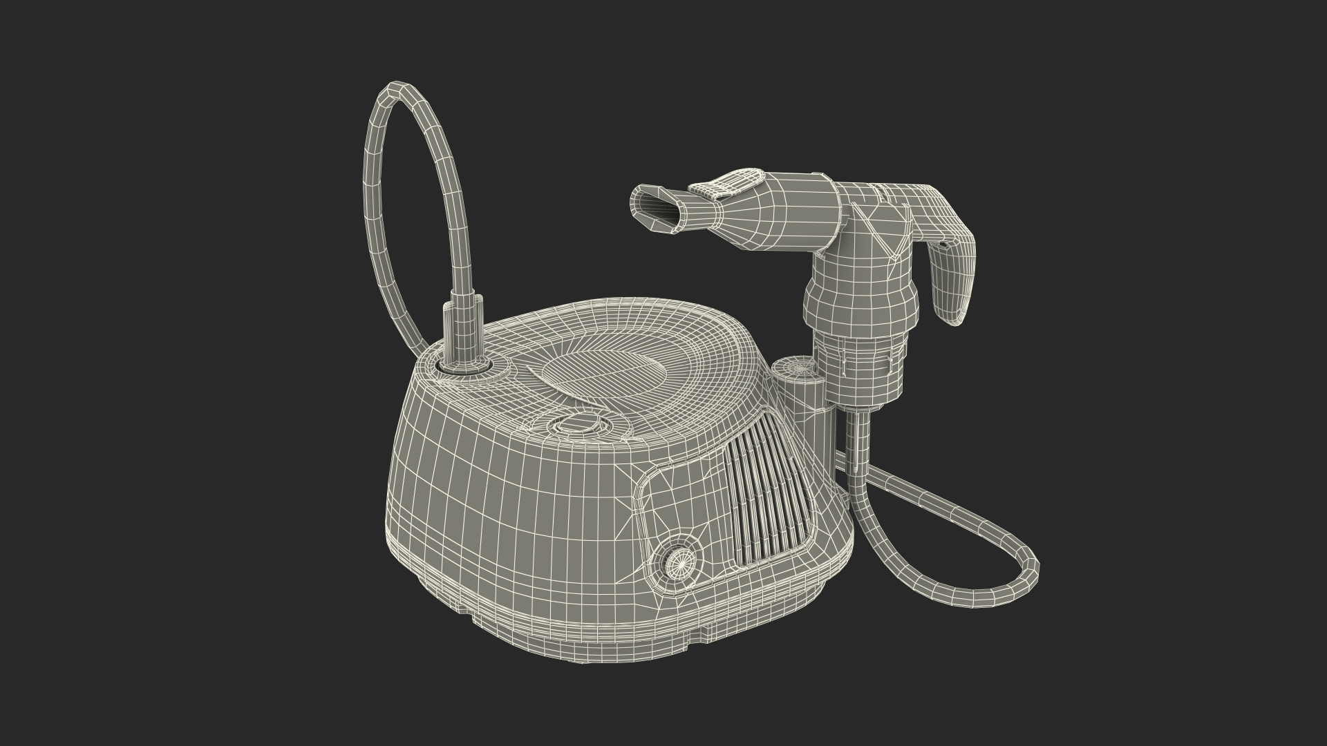 Compact Compressor Nebulizer System 3D Model - TurboSquid 1739410
