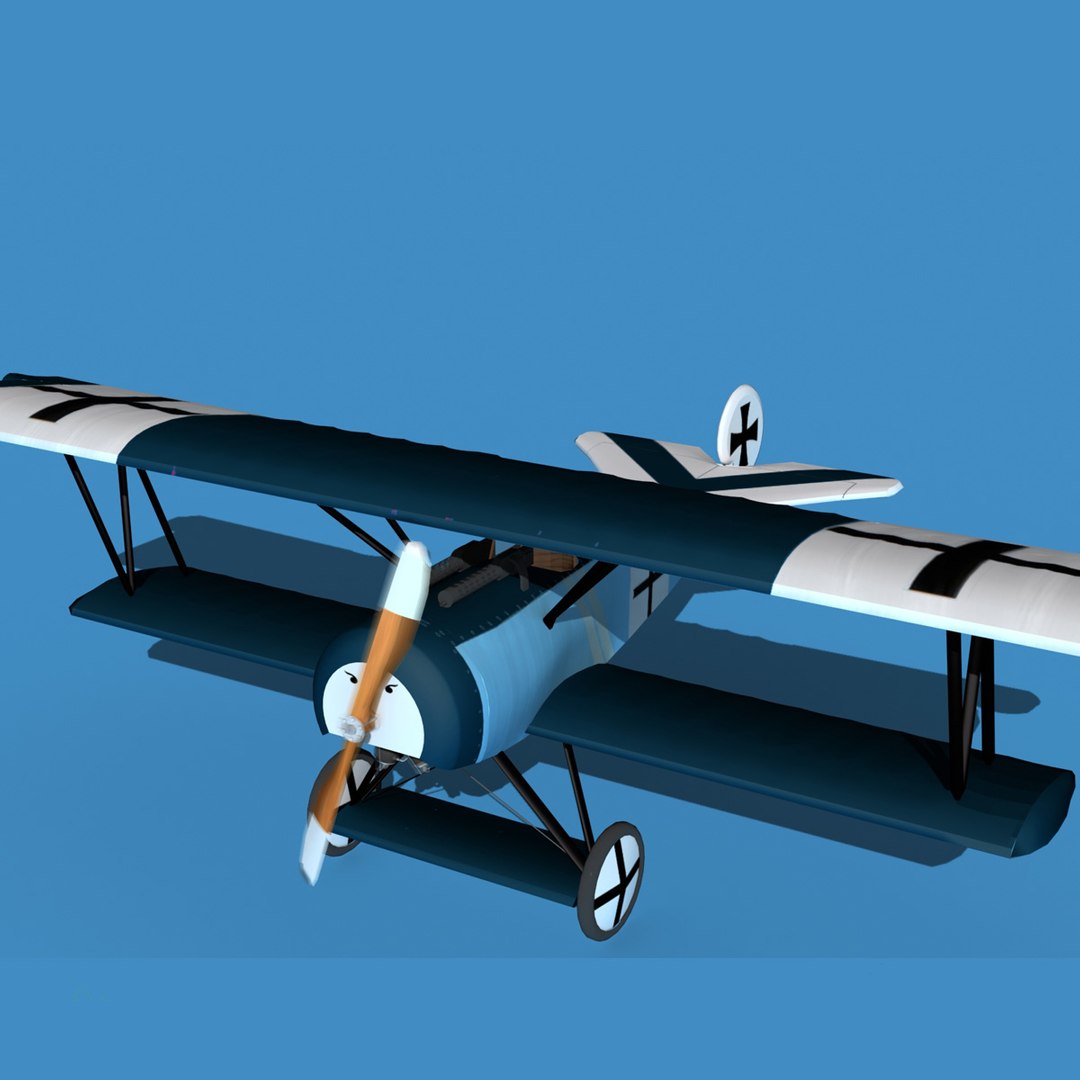 Fokker D-VI V08 3D Model - TurboSquid 1919424