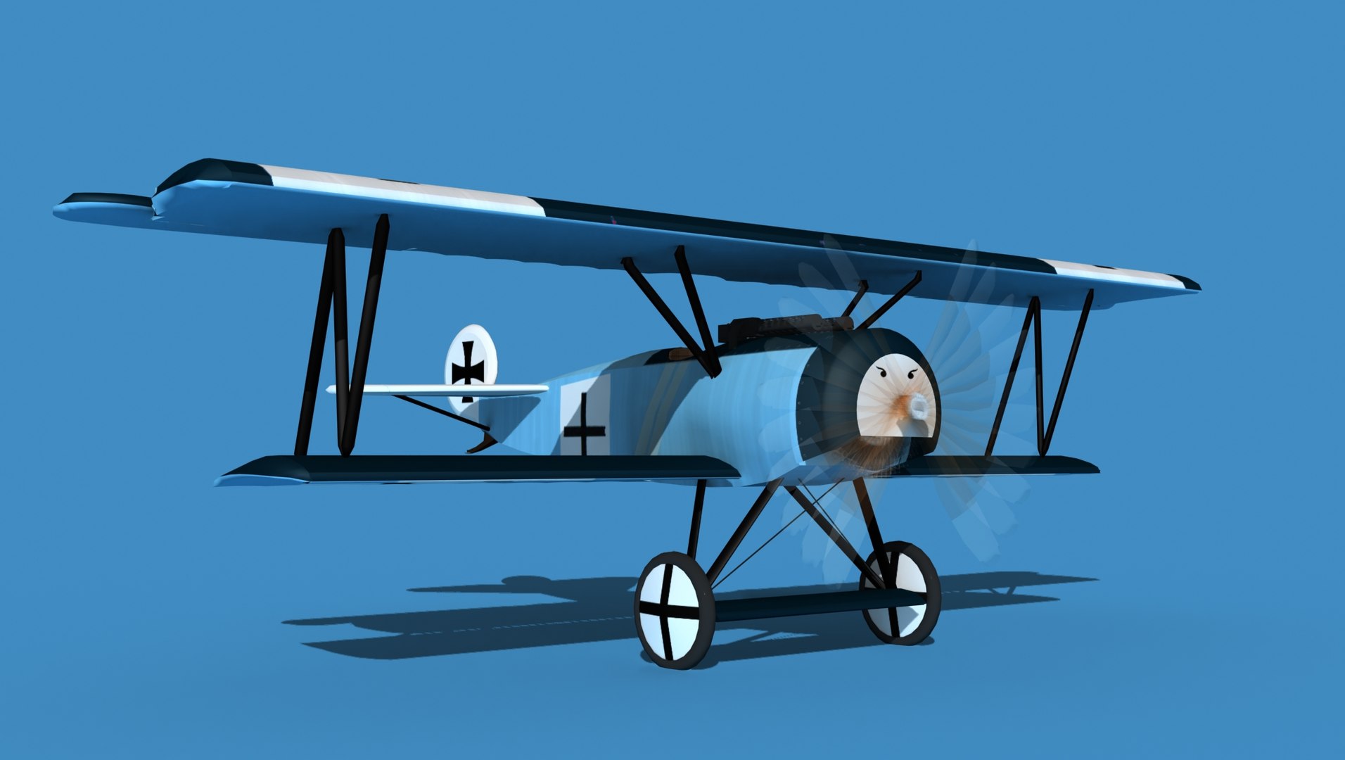 Fokker D-VI V08 3D Model - TurboSquid 1919424