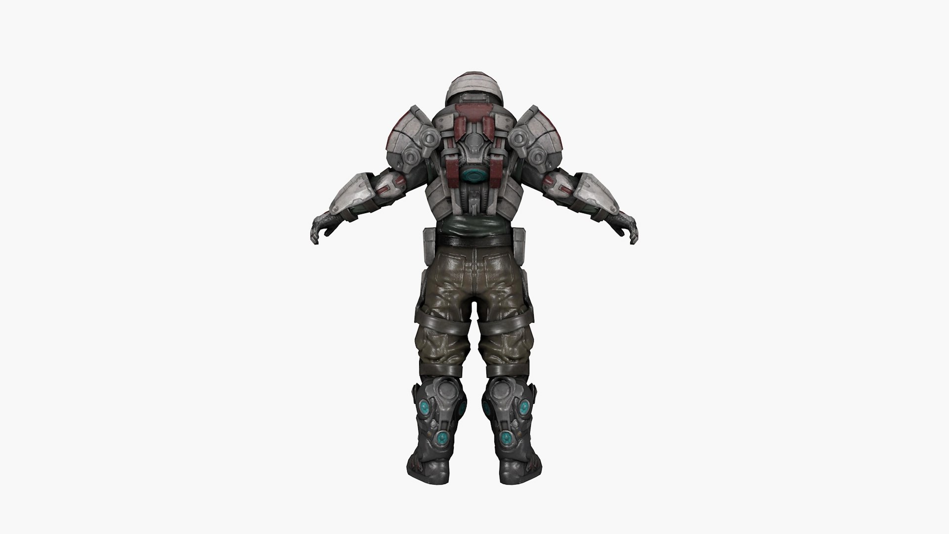 3D Space Soldier V5 Model - TurboSquid 2365029
