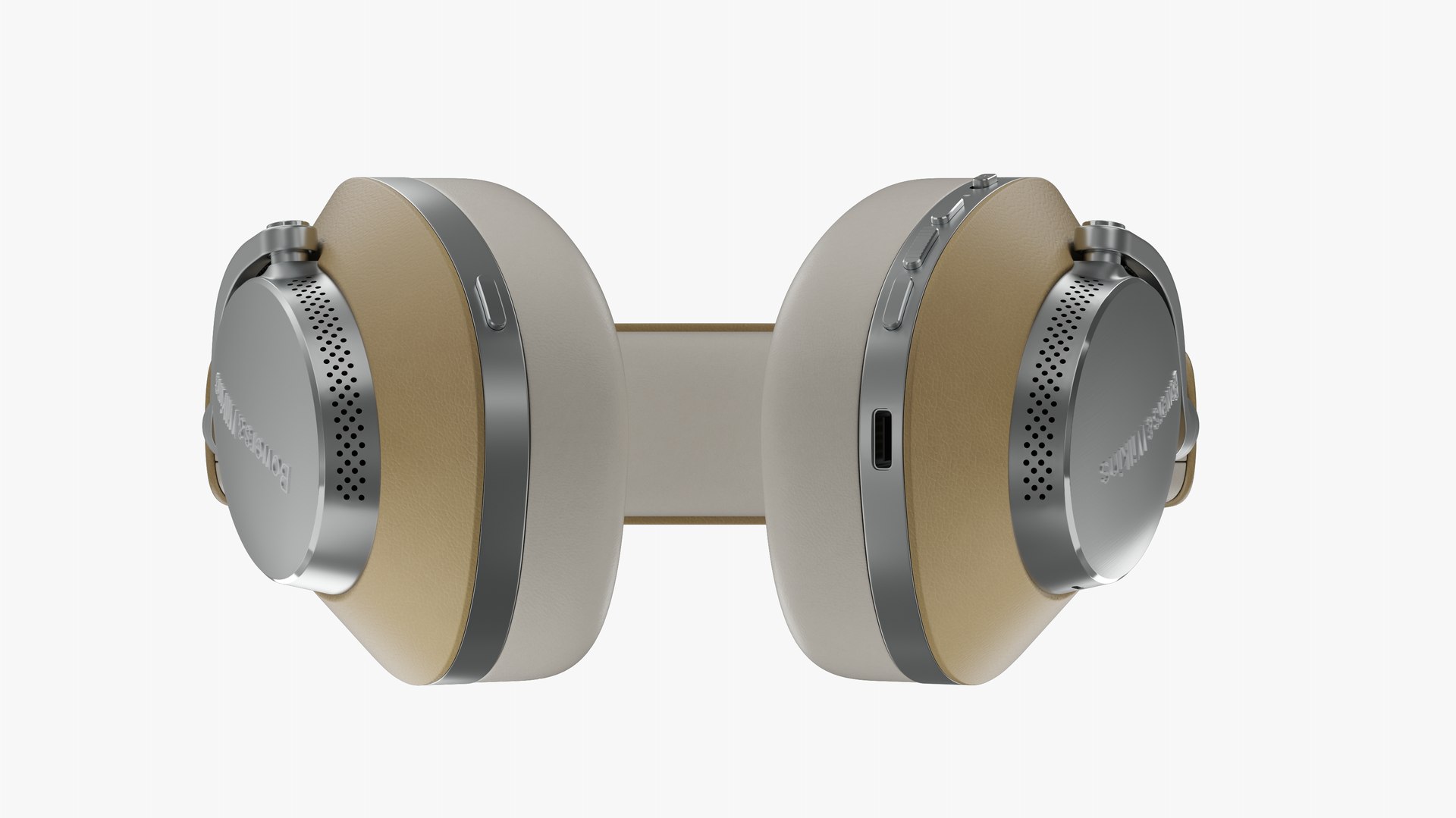 Headphone Bower And Wilkins Px8 Tan Leather 3D - TurboSquid 2017486