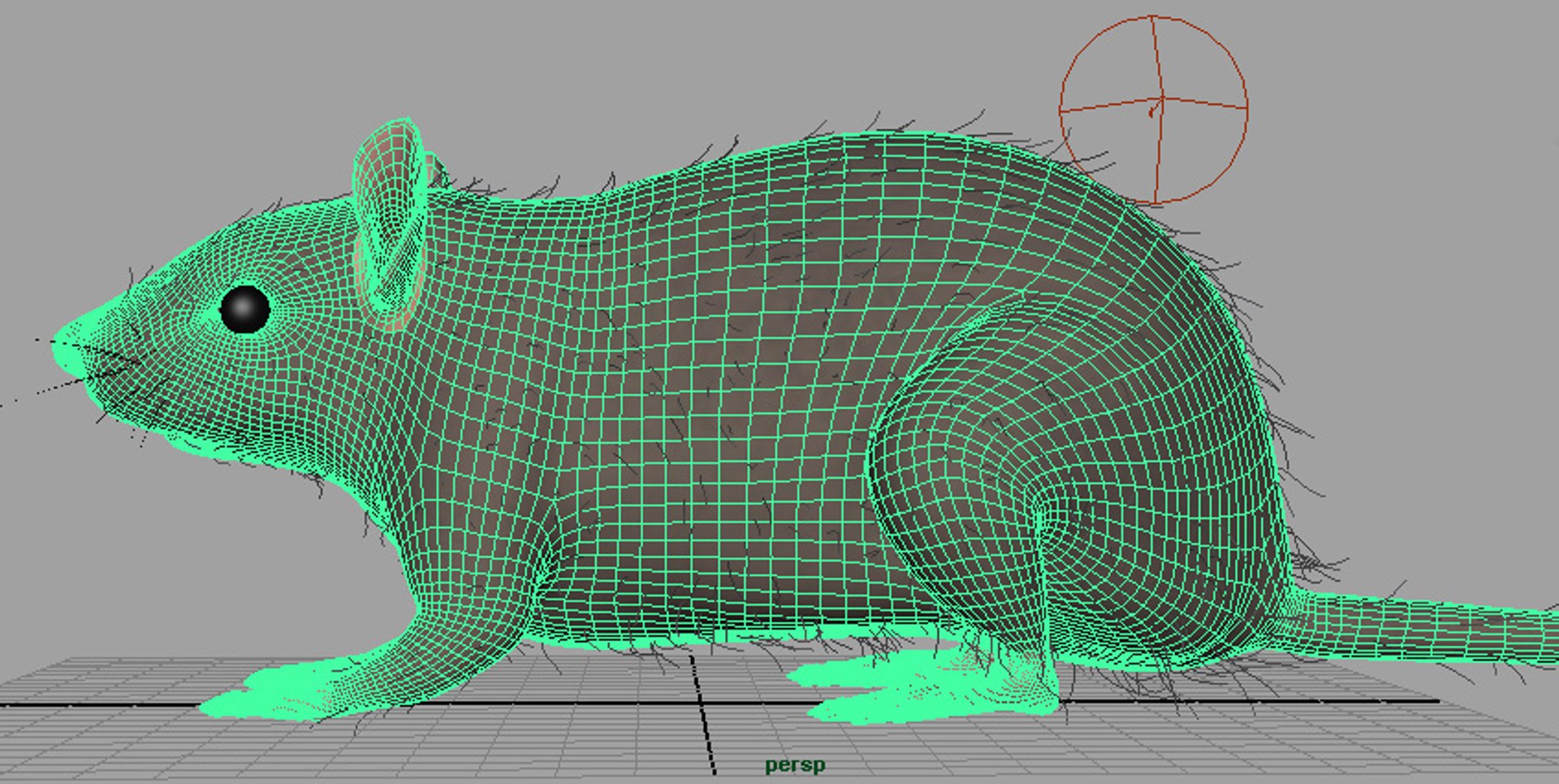 3ds Max Realistic Rat Fur