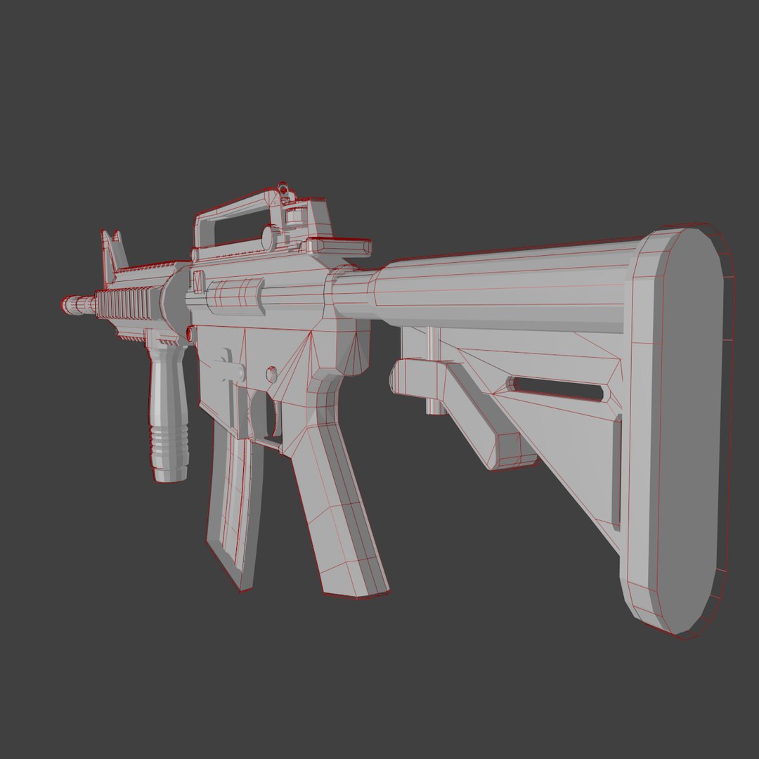 assault rifle 3d model
