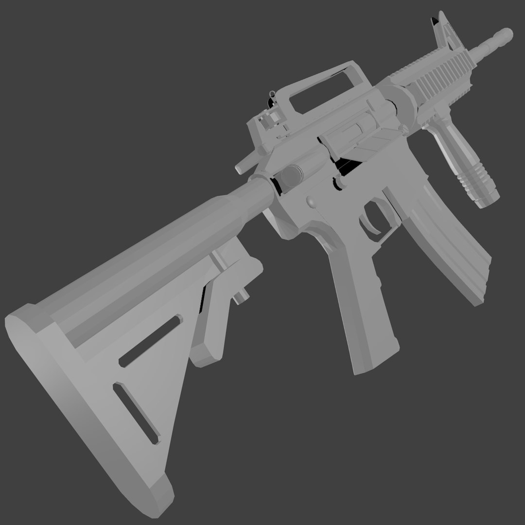assault rifle 3d model