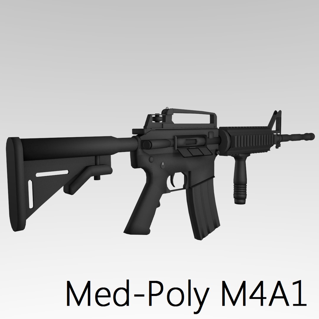 assault rifle 3d model