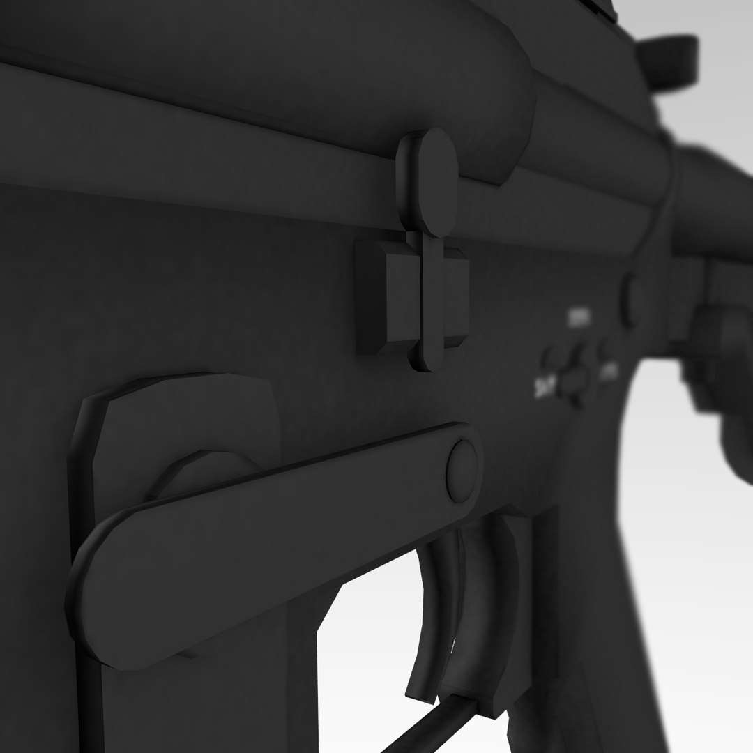 assault rifle 3d model