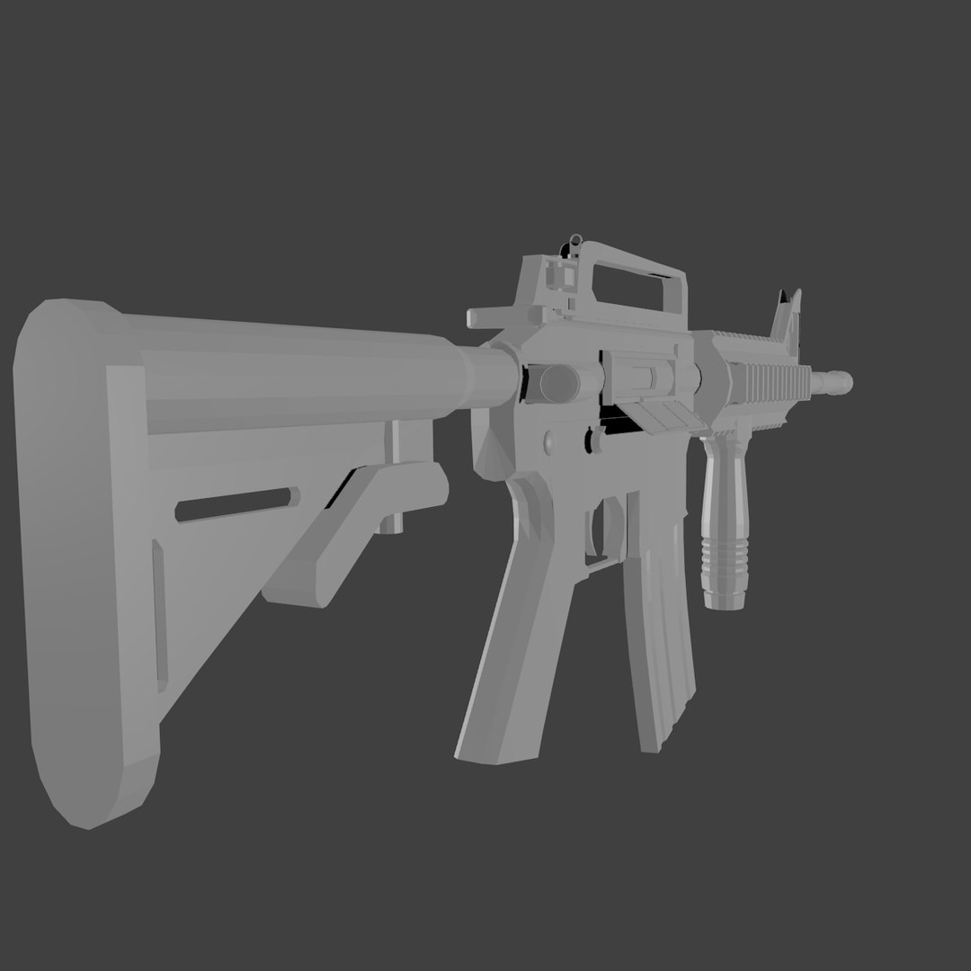 assault rifle 3d model