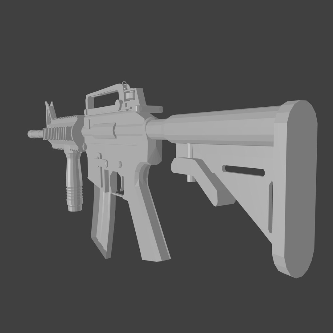 assault rifle 3d model