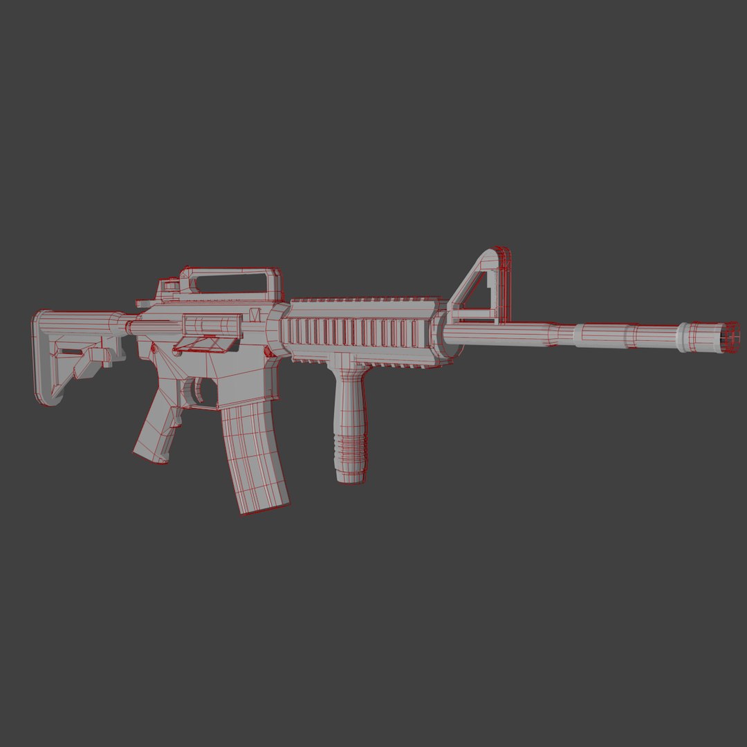 assault rifle 3d model