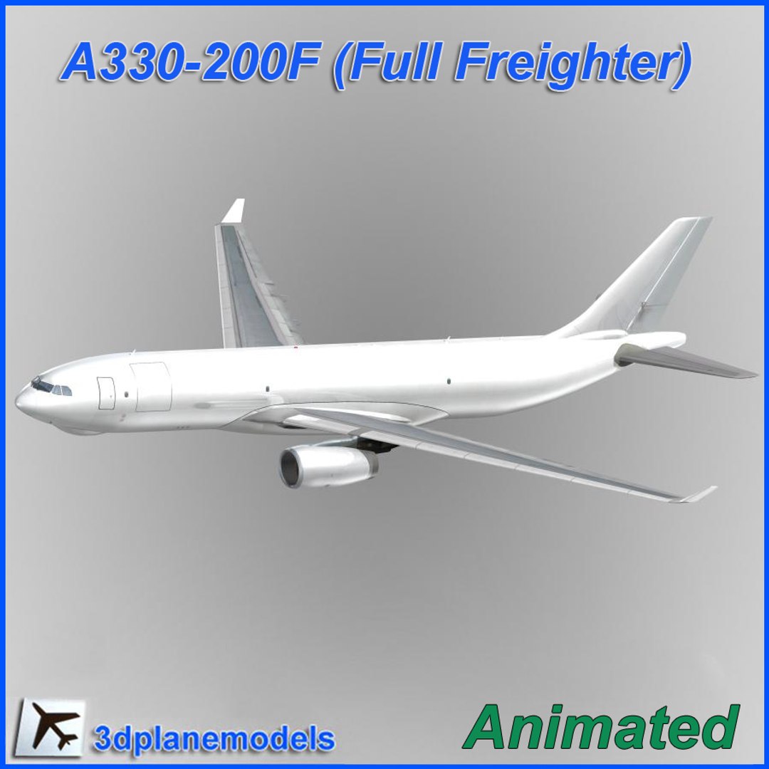 Airbus A330f Aircraft 3d Model