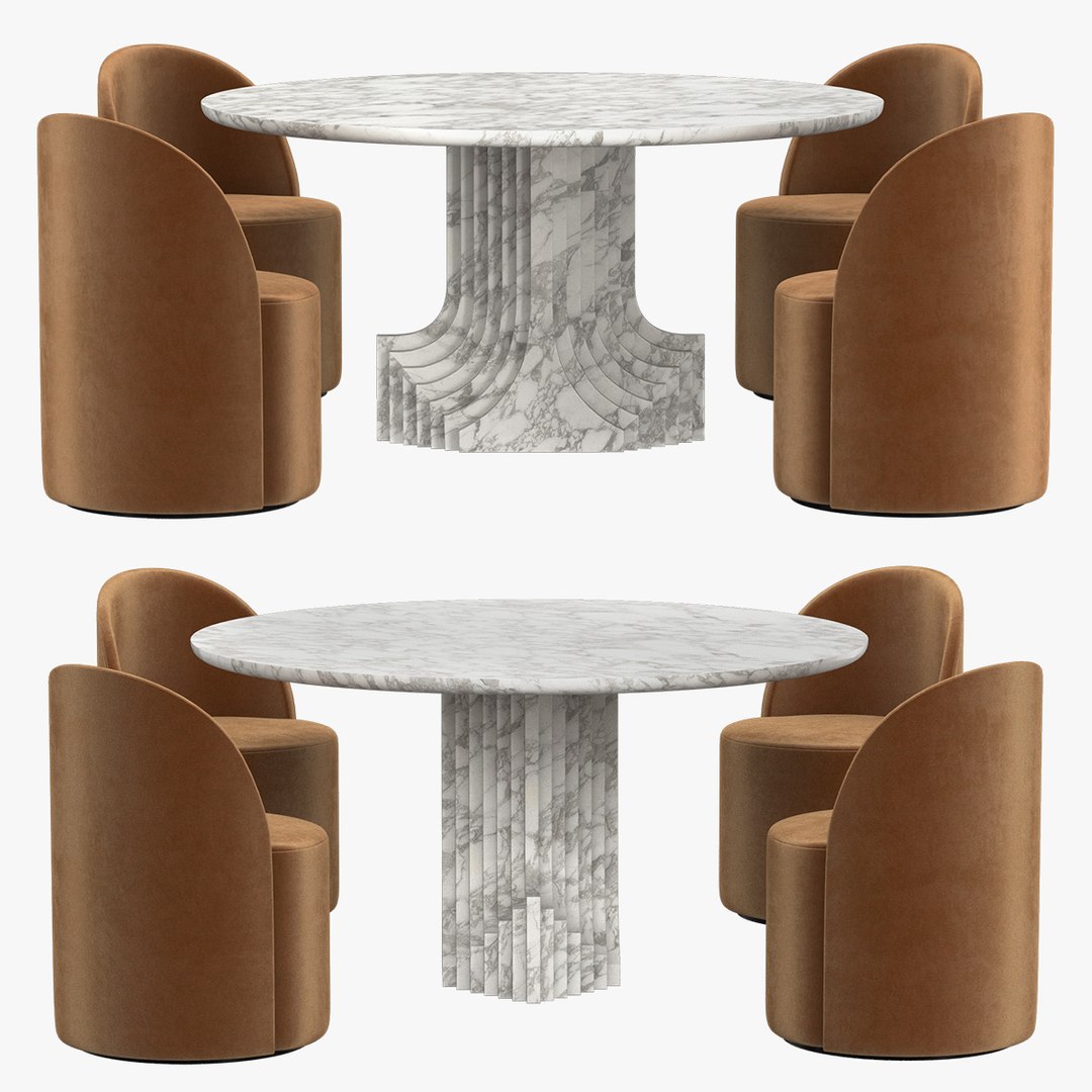 STRADA Table REYNAUX Chair 3D Model - TurboSquid 1928043