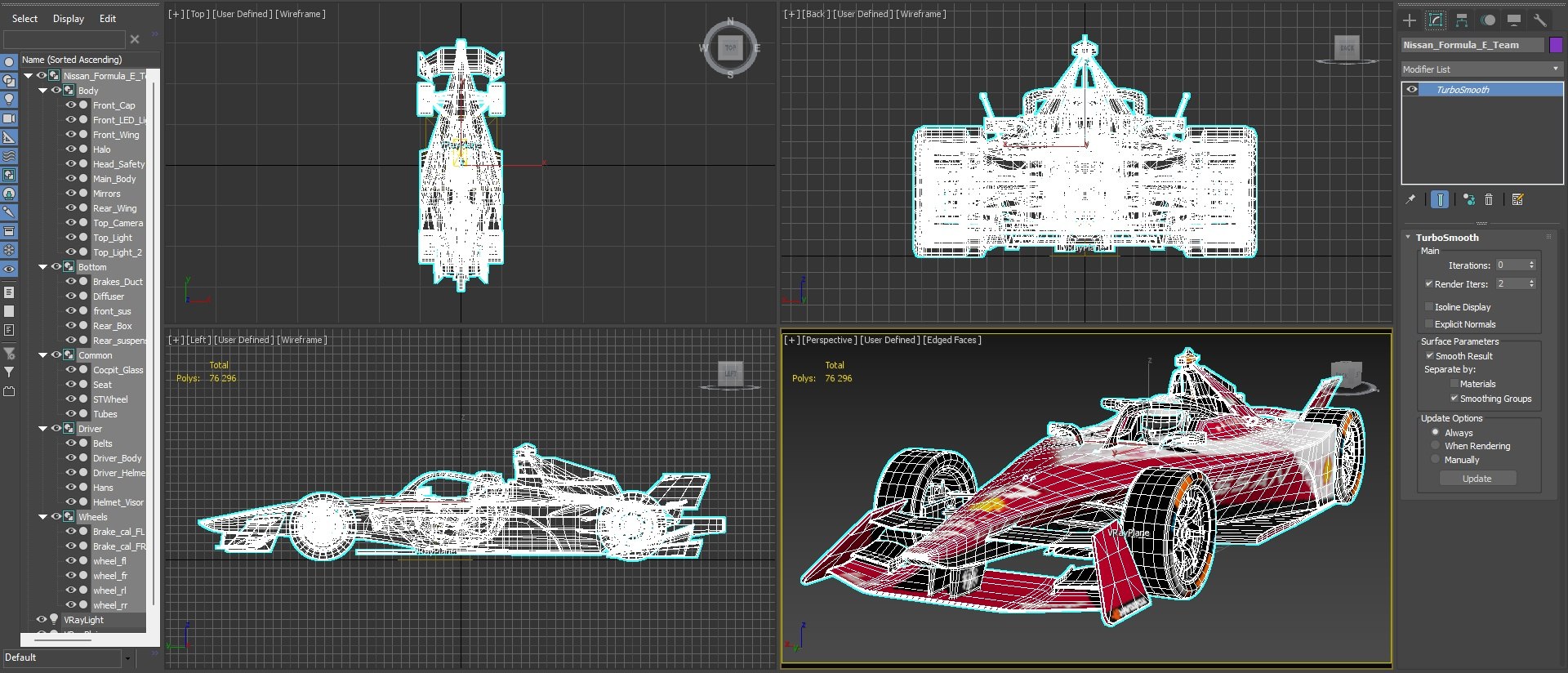 Nissan Formula E 2023 Season Gen3 Race Car 3D model - TurboSquid 2009076