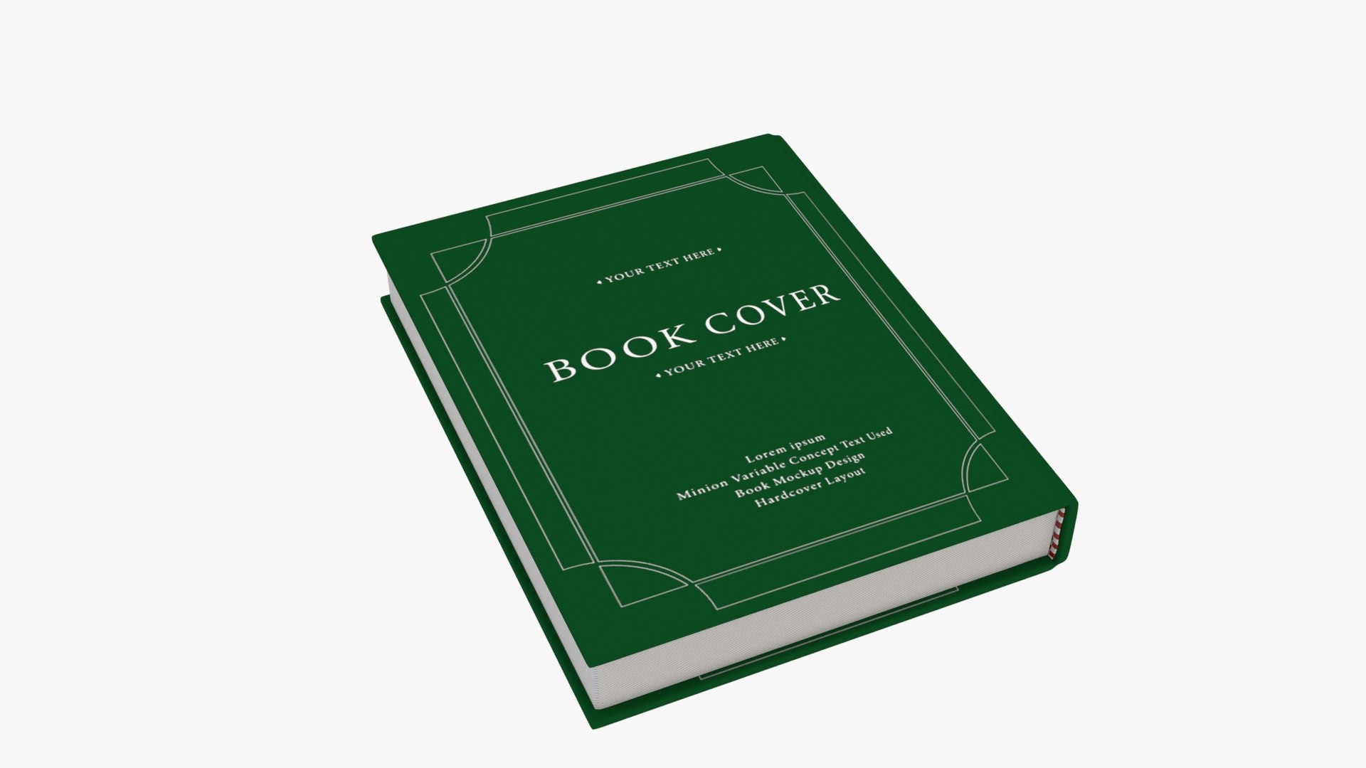 3D Green Cover Rigged Book - TurboSquid 2065047