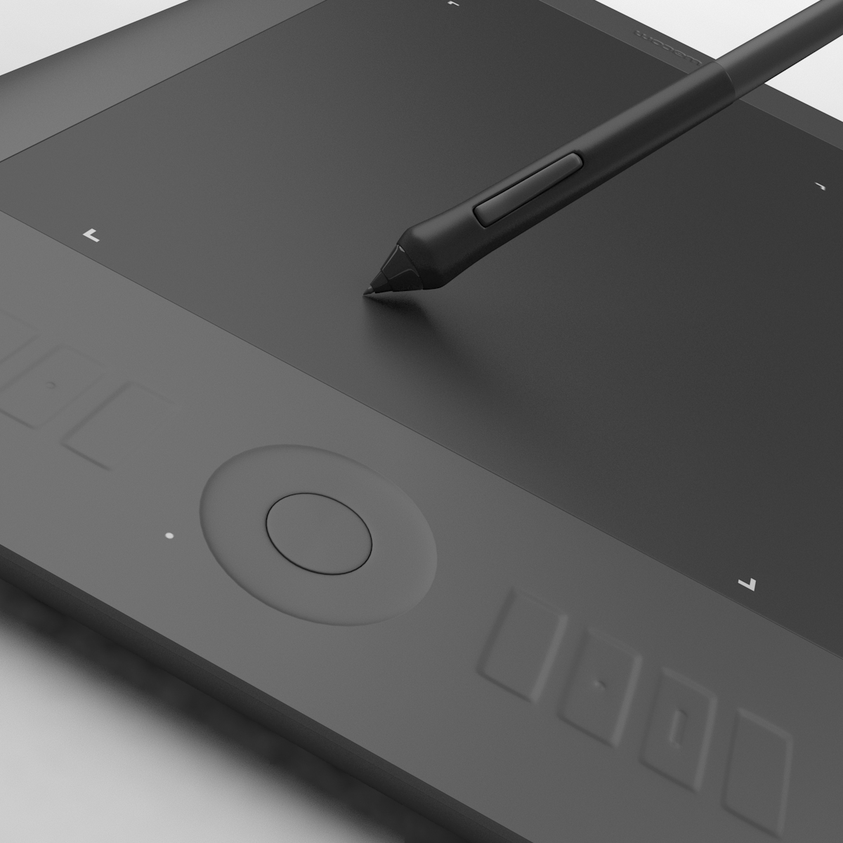 3d model wacom intuos 5 graphics