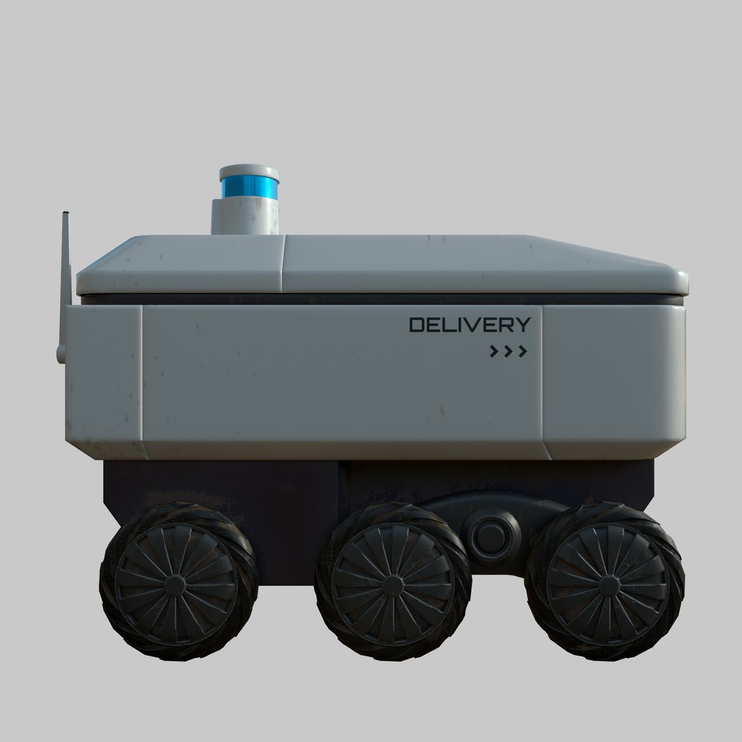 Delivery Robot 3D Model - TurboSquid 2084880