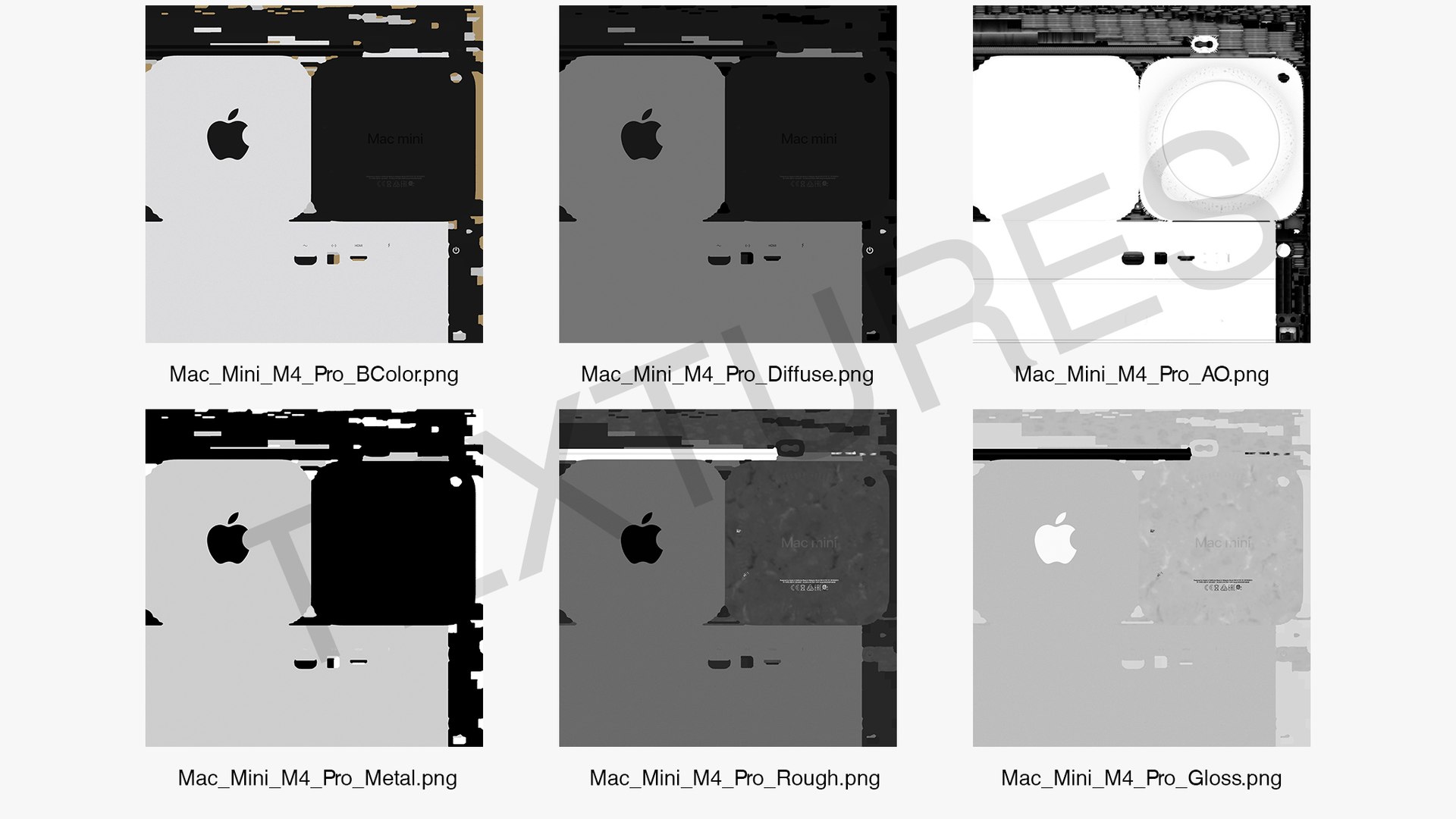 Apple Mac Mini M4 Pro 2024 3D Model 3D Model - TurboSquid 2330550