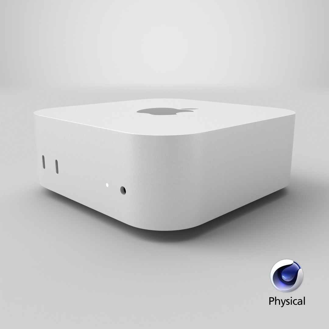 Apple Mac Mini M4 Pro 2024 3D Model 3D Model - TurboSquid 2330550