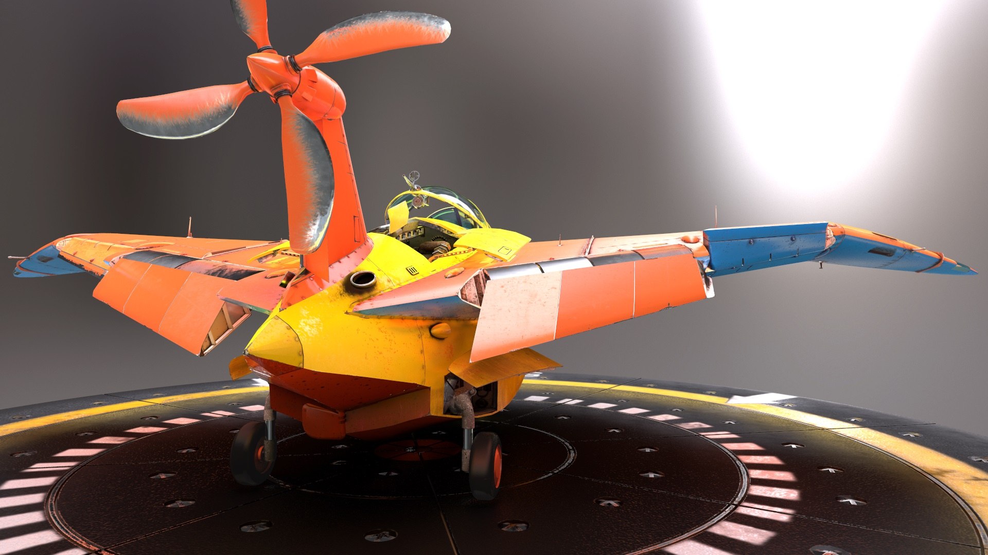 3D Anime Falco Flying Boat - TurboSquid 1579936