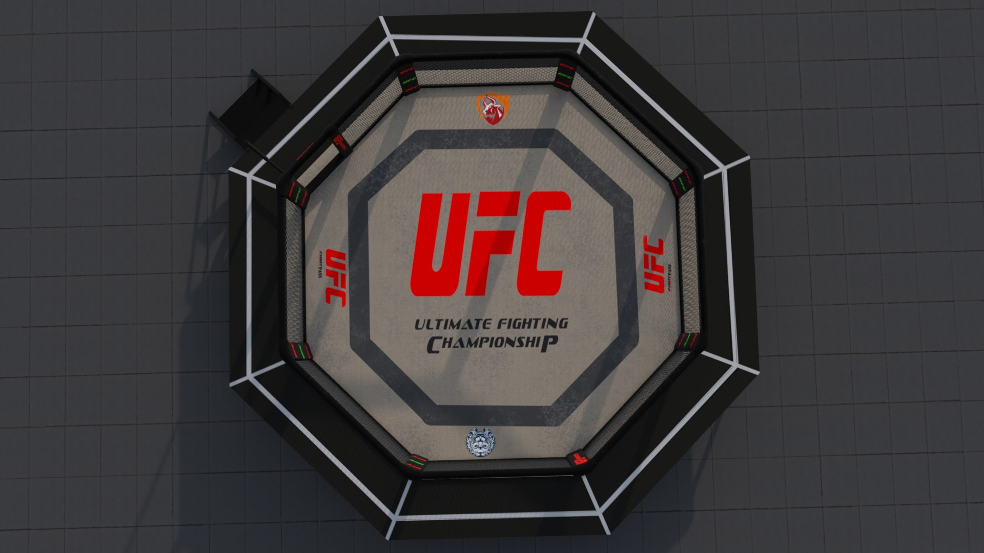 3D UFC MMA Fighting Arena - TurboSquid 2229899