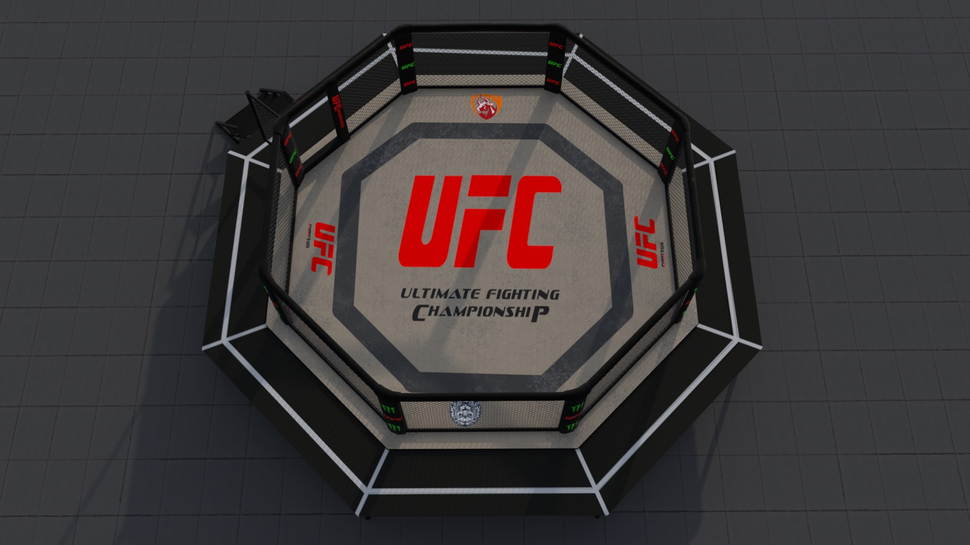 3D UFC MMA Fighting Arena - TurboSquid 2229899