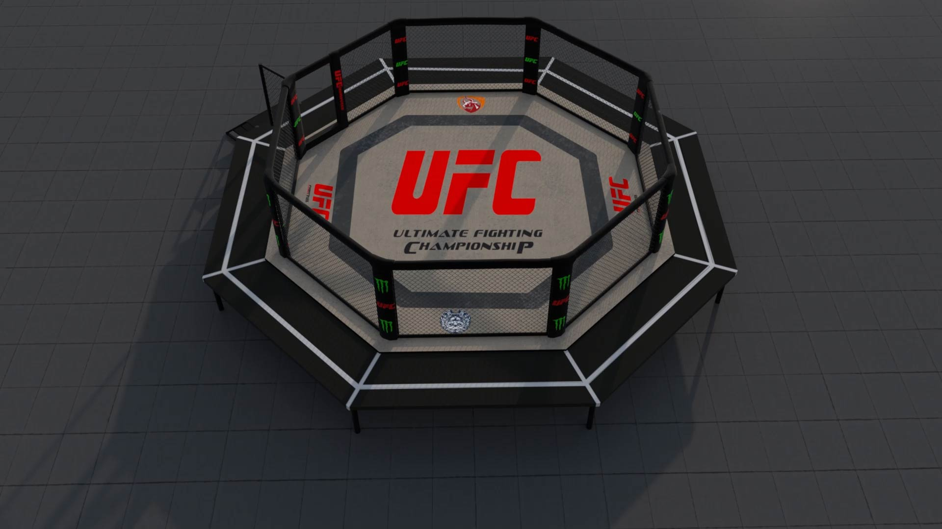 3D UFC MMA Fighting Arena - TurboSquid 2229899