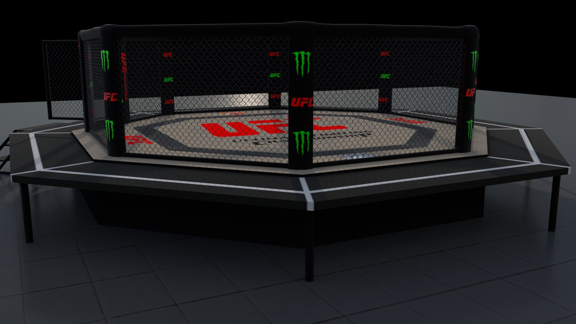 3D UFC MMA Fighting Arena - TurboSquid 2229899