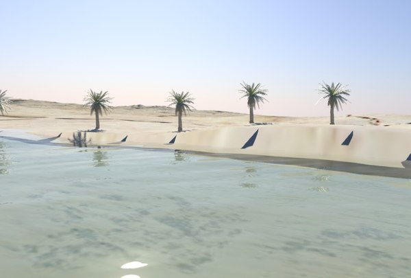 3d oasis model