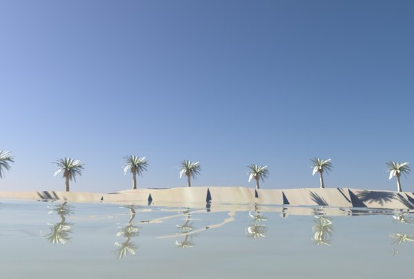 3d oasis model