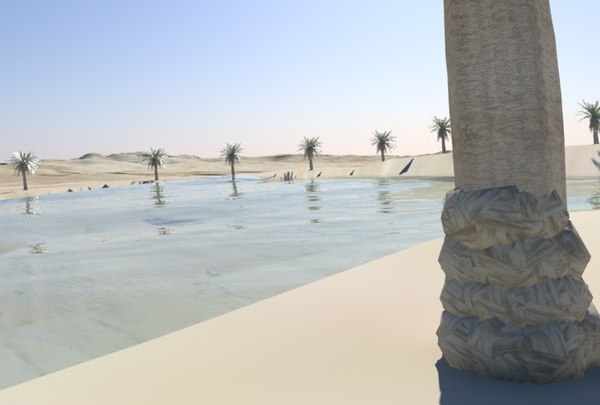 3d oasis model