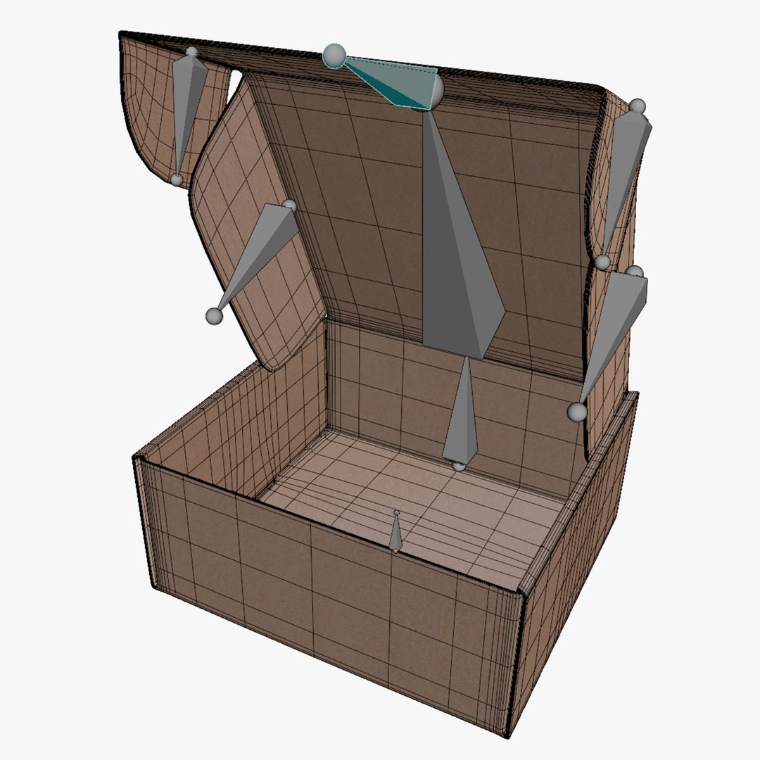 Cardboard Box 3D - TurboSquid 2315942