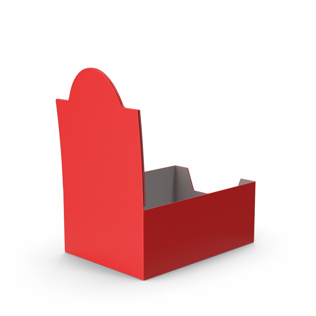 3D Red Display Box Model - TurboSquid 2178721
