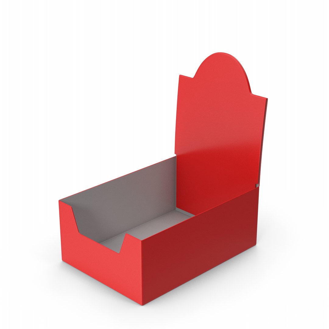 3D Red Display Box Model - TurboSquid 2178721