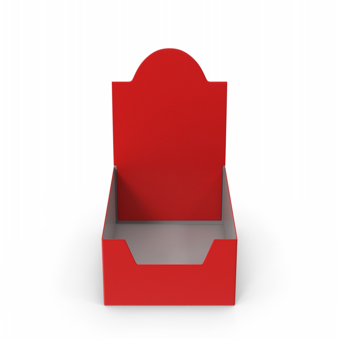 3D Red Display Box Model - TurboSquid 2178721