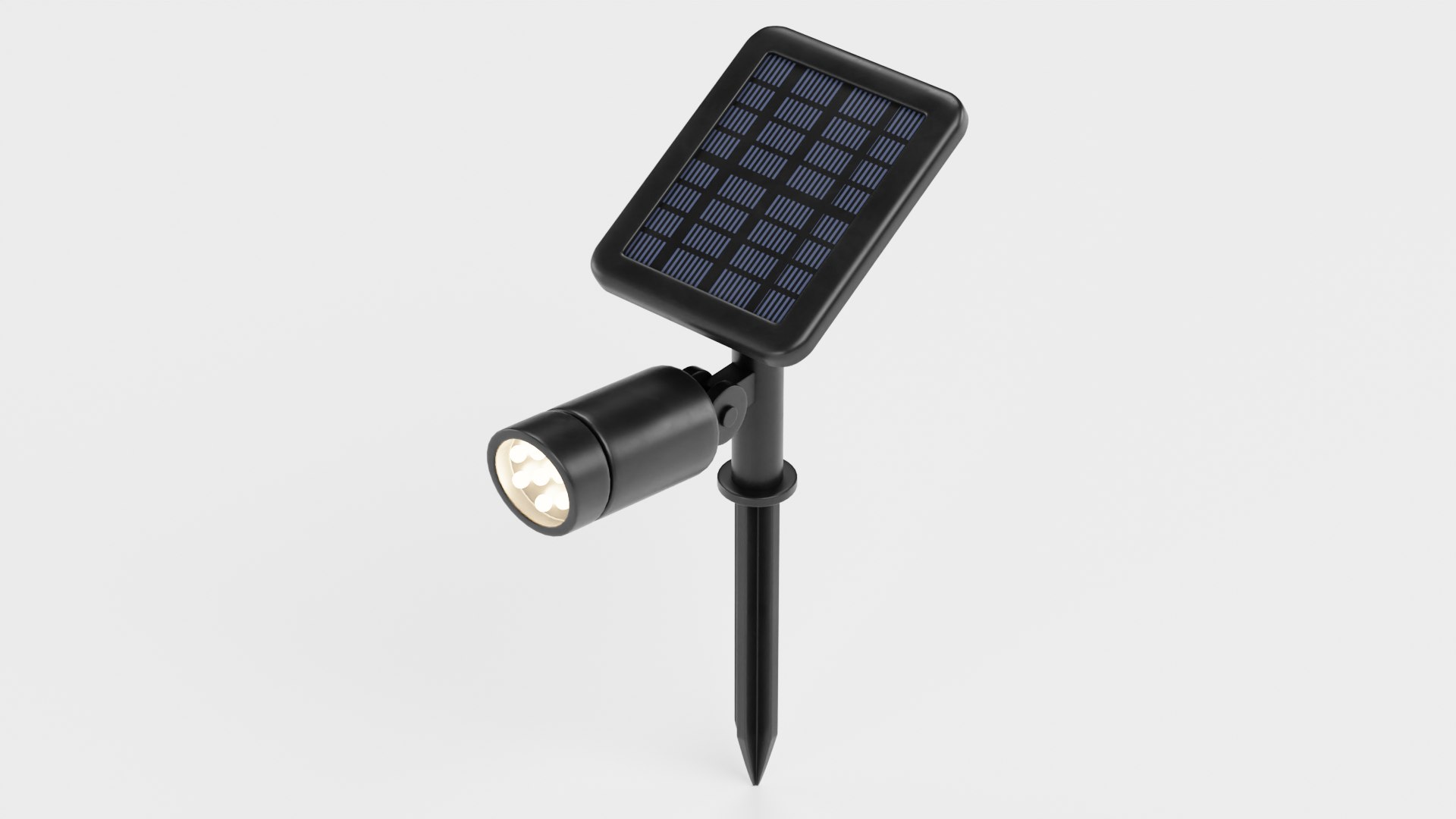 Solar Garden Lamp 3D model - TurboSquid 2124305