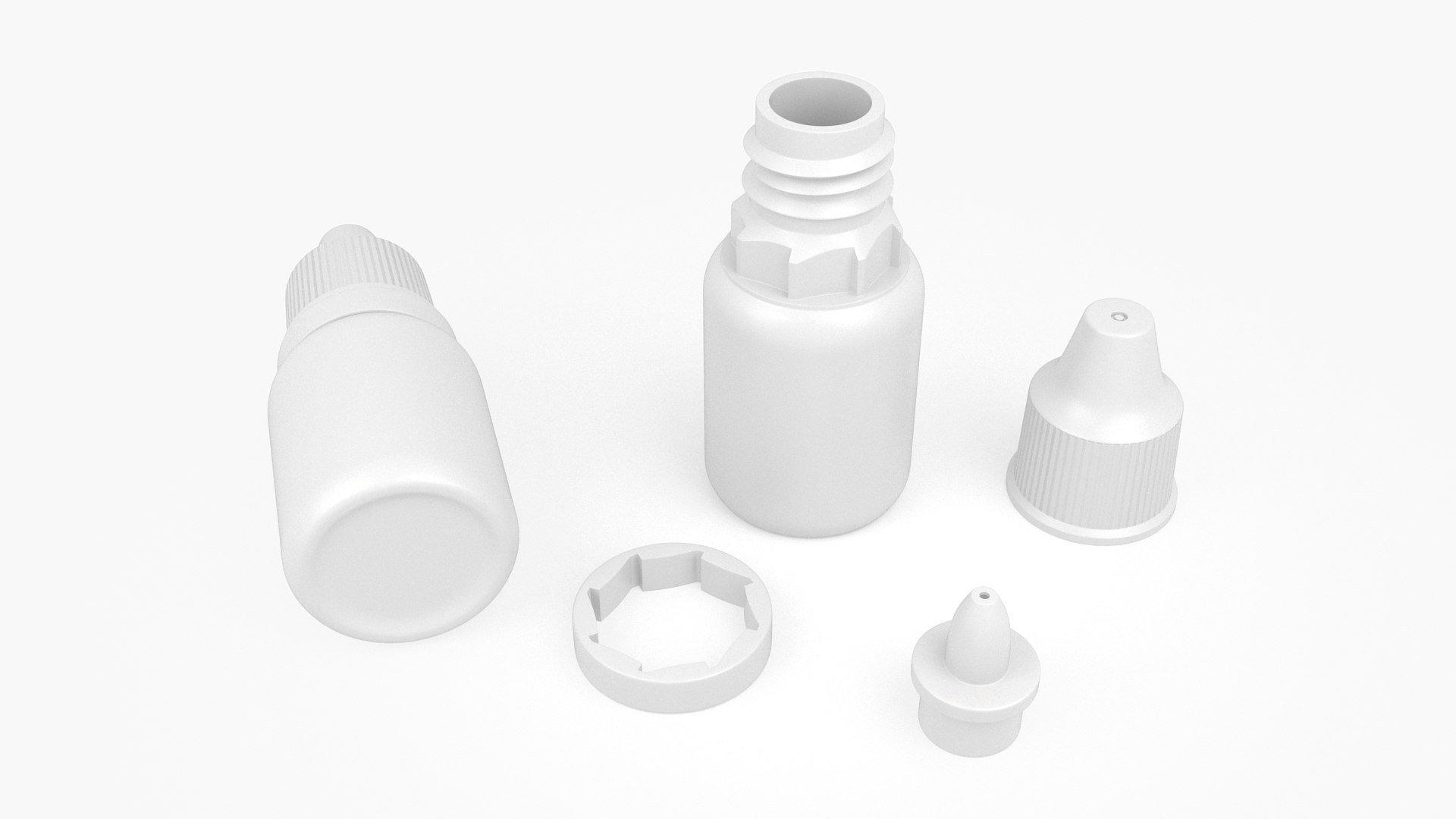 3D Eye Drop Bottle 10 Ml Model - TurboSquid 2267517