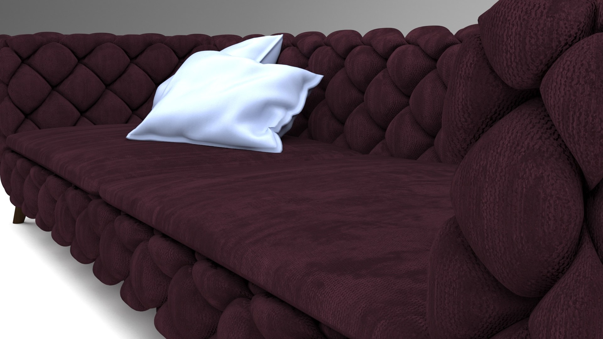 Sofa velvet 3D model - TurboSquid 1270699