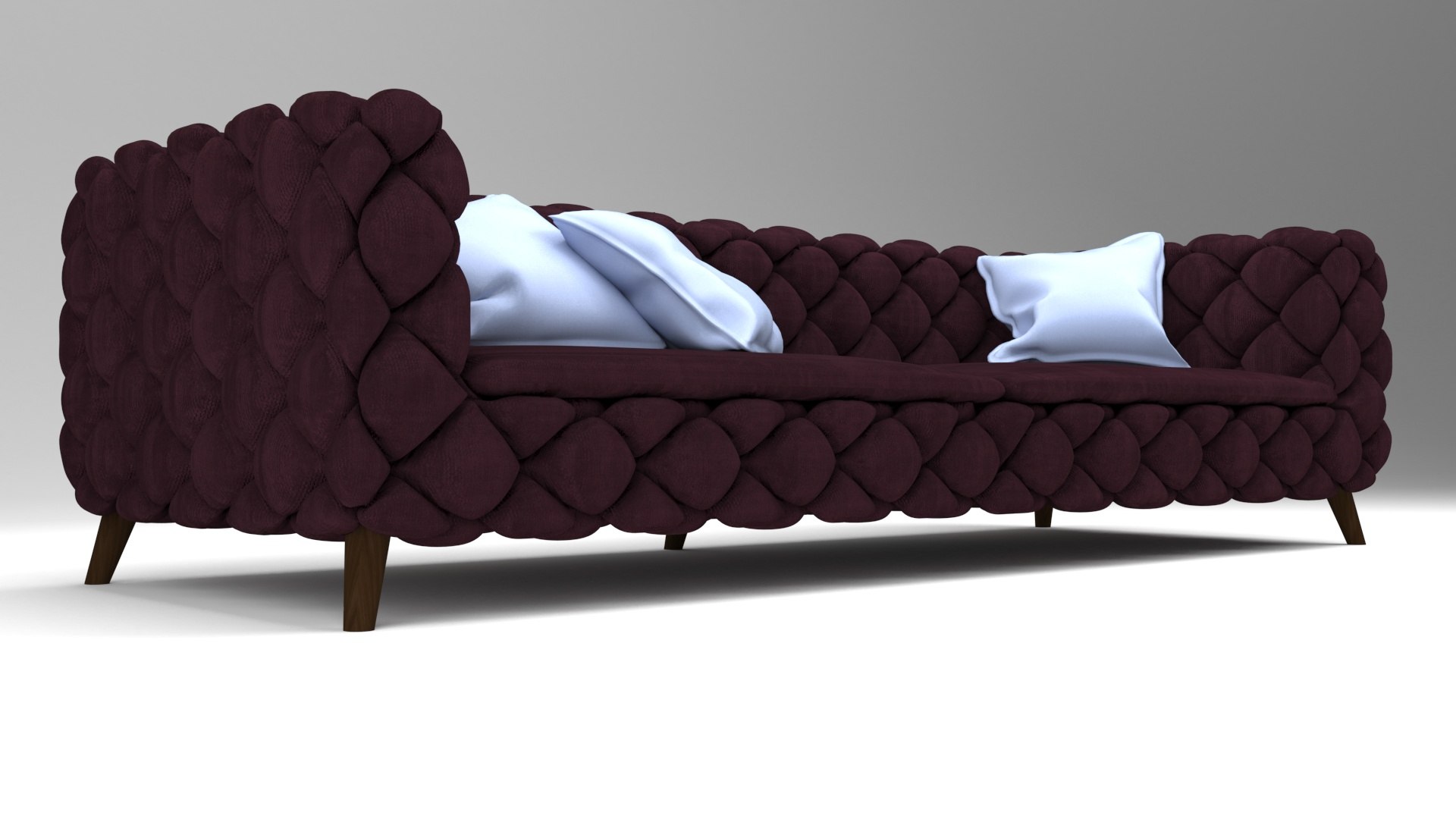Sofa velvet 3D model - TurboSquid 1270699