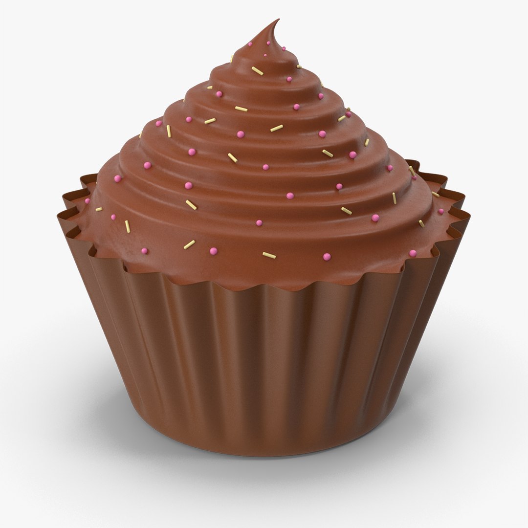 Cupcake Brown model - TurboSquid 2028039