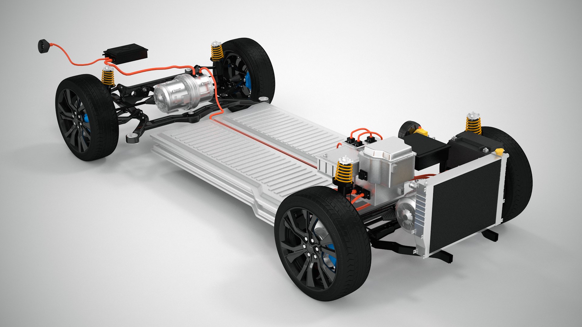 Generic Electric Awd Vehicle Model - TurboSquid 1436114