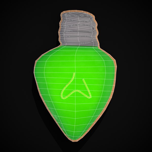 3D Colored Light Bulb Christmas Cookies - TurboSquid 1985105