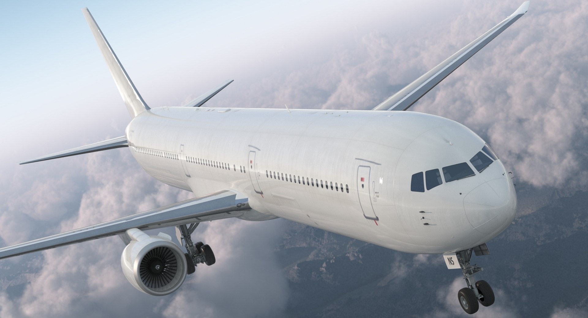 Boeing 767-400er generic rigged 3D model - TurboSquid 1234462