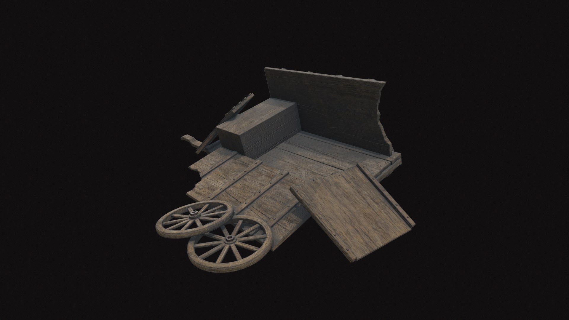 Medieval Carriage 13 3D Model - TurboSquid 2306604