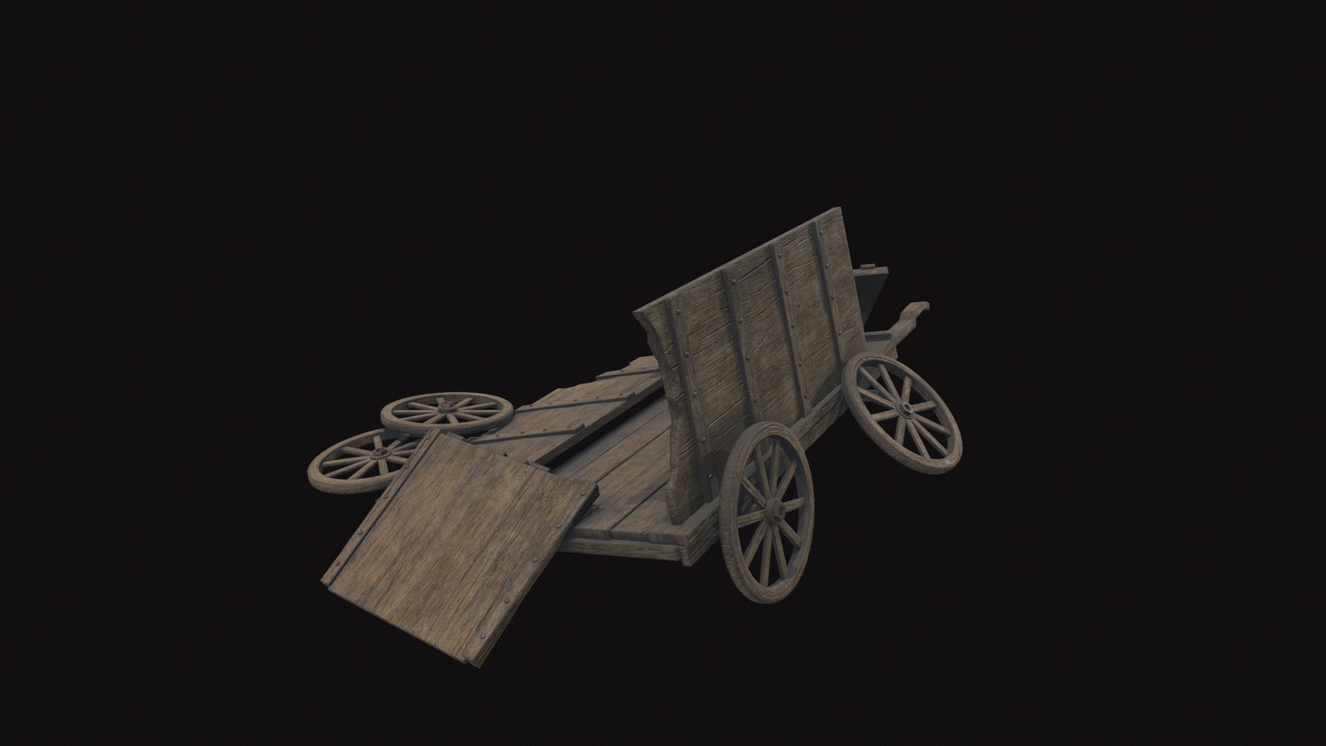 Medieval Carriage 13 3D Model - TurboSquid 2306604