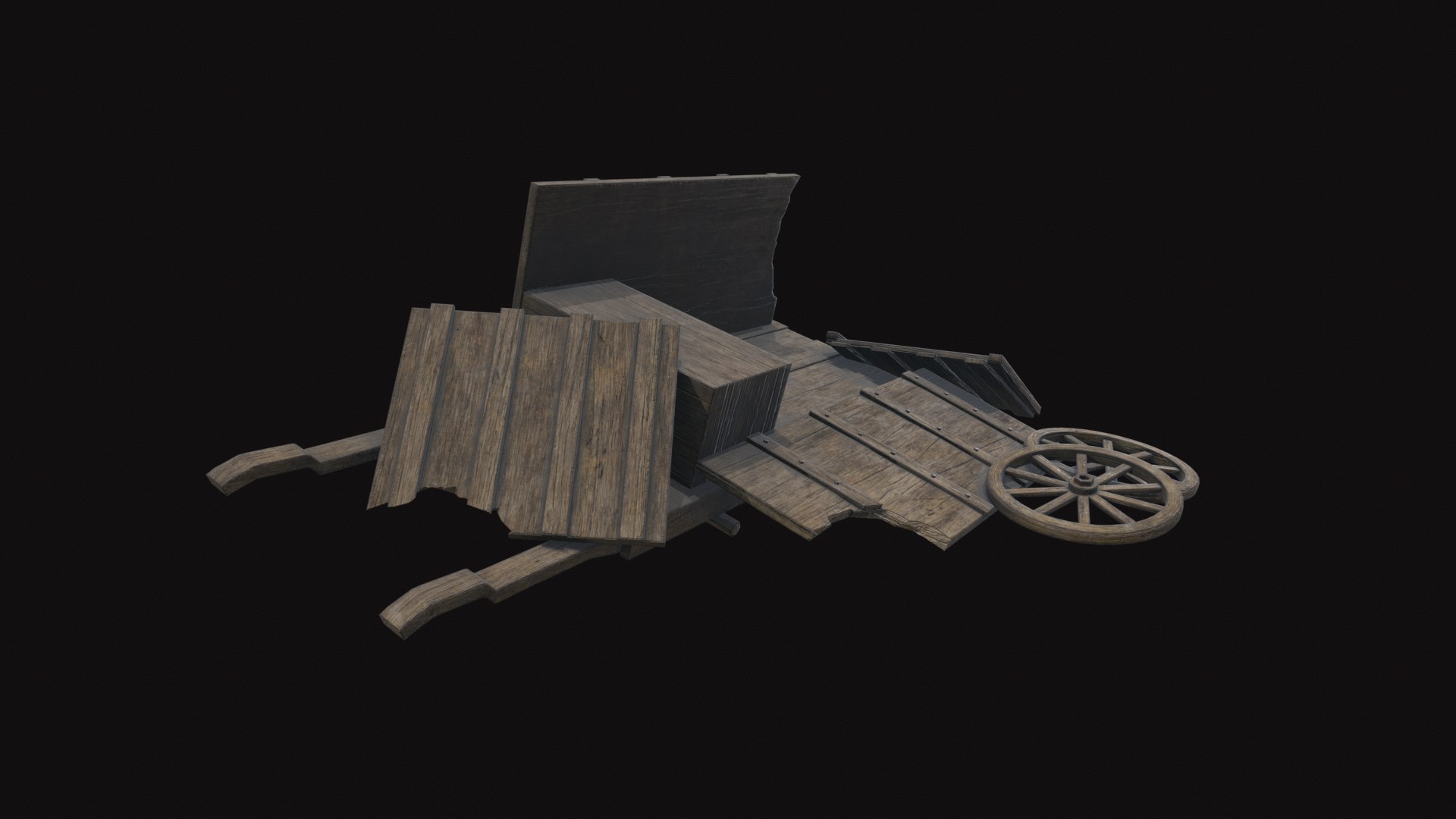 Medieval Carriage 13 3D Model - TurboSquid 2306604