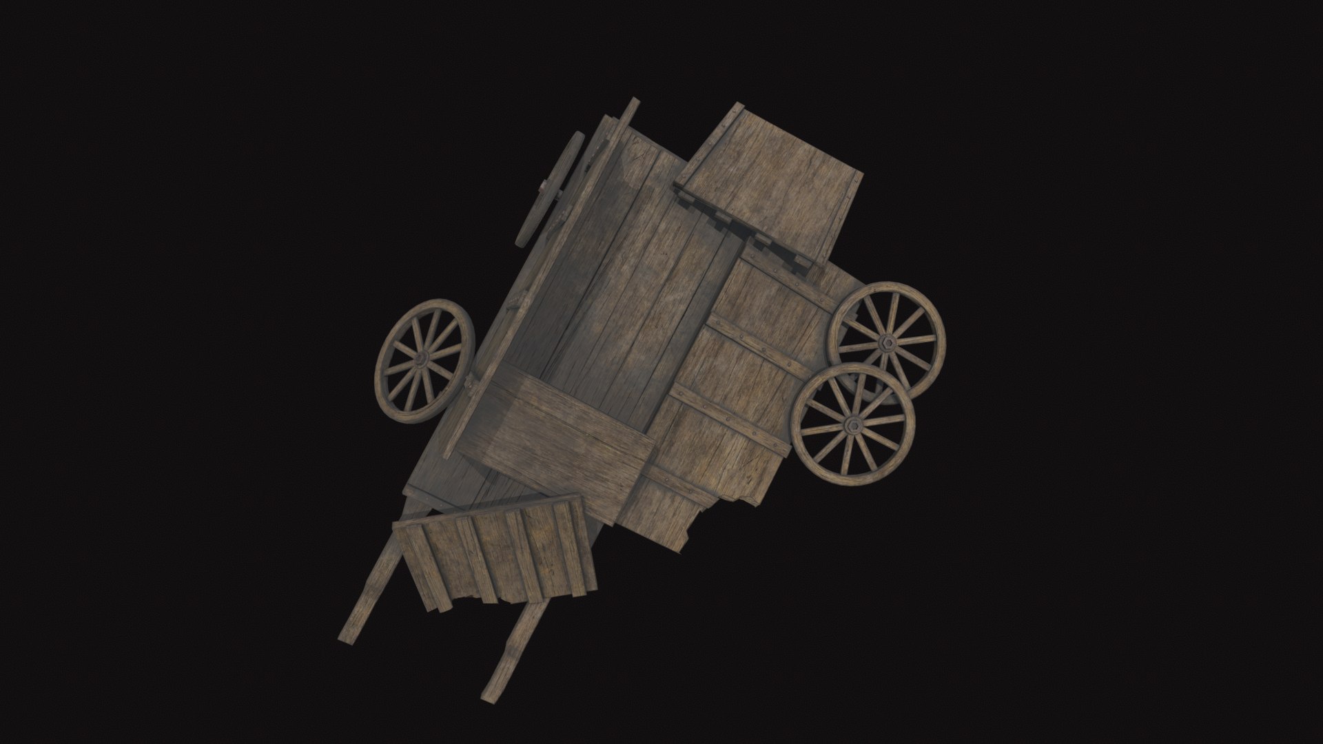 Medieval Carriage 13 3D Model - TurboSquid 2306604