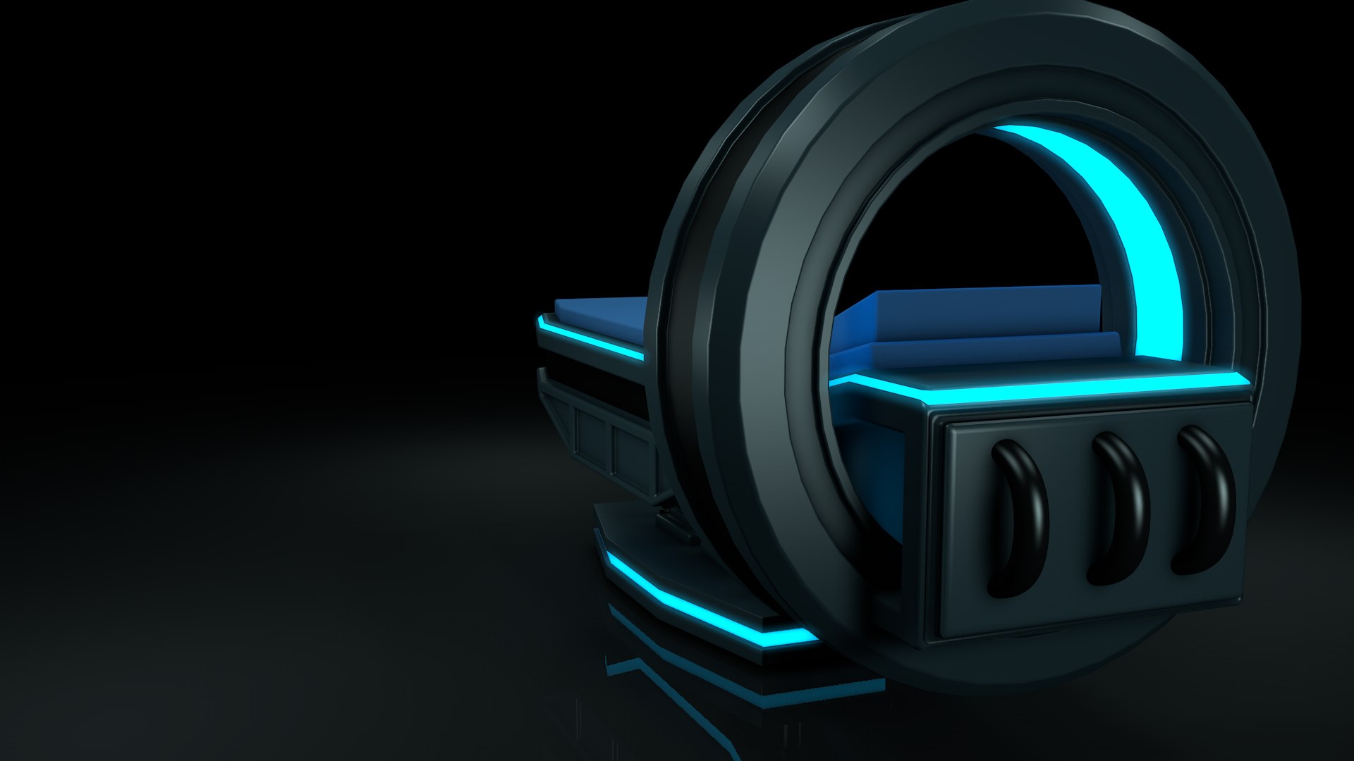 Sci Fi Scanner 3D Model - TurboSquid 2236841