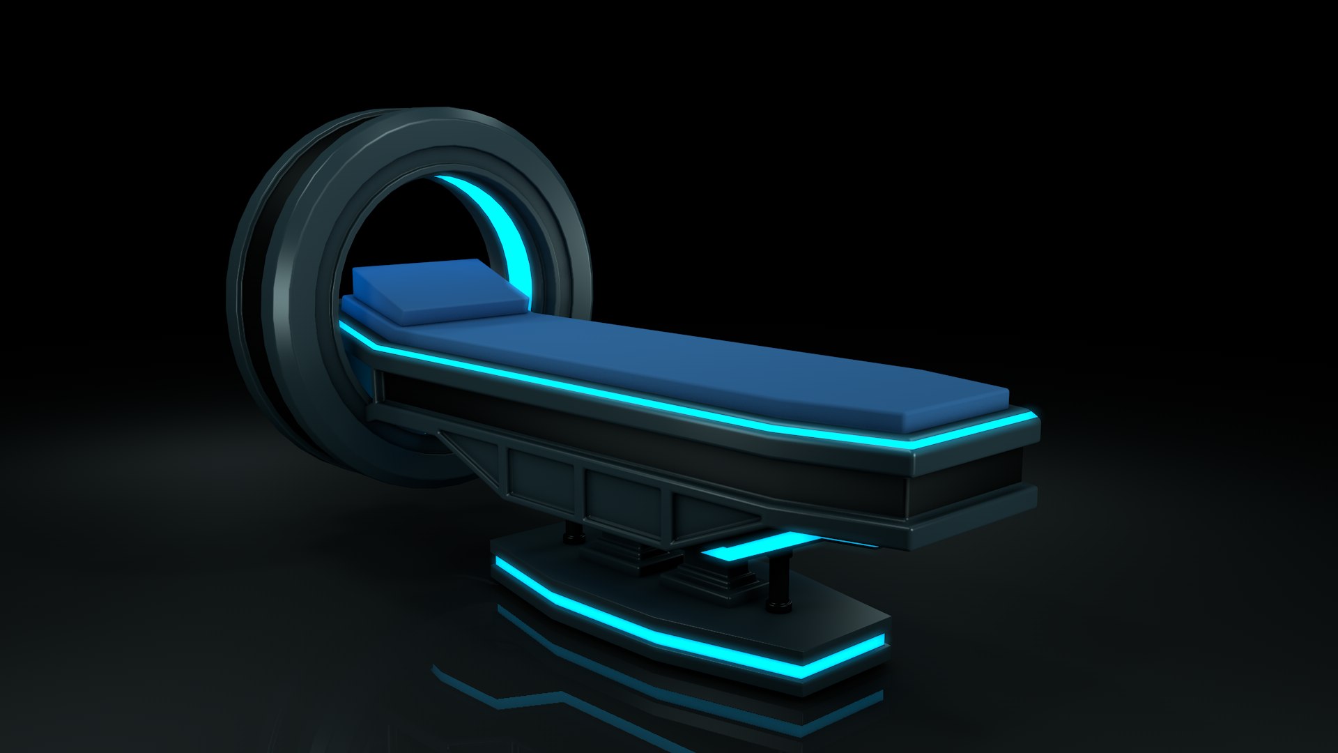 Sci Fi Scanner 3D Model - TurboSquid 2236841